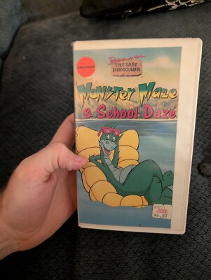 Denver The Last Dinosaur Monster Maze & School Daze VHS Tape 1989 Kids ...