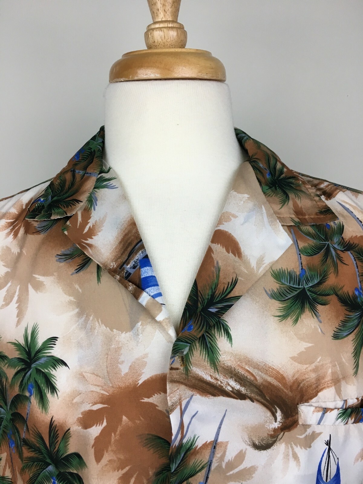 Kalena Fashion of Hawaii Aloha Shirt Hawaiian Size La… - Gem
