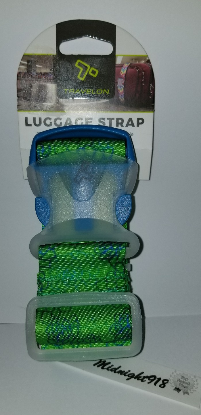 Travelon Luggage Strap 70" X 2"colored Green 12143 Travel for sale ...