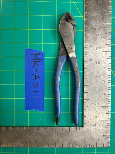 Vintage Klein Tools 8'' - D 2000 - 28 Diagonal Wire Cutters Angled Head ...