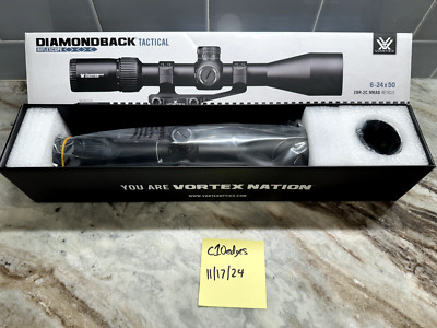 Vortex DBK-10029 Diamondback Tactical 6-24x50 FFP EBR-2C MRAD Reticle ...