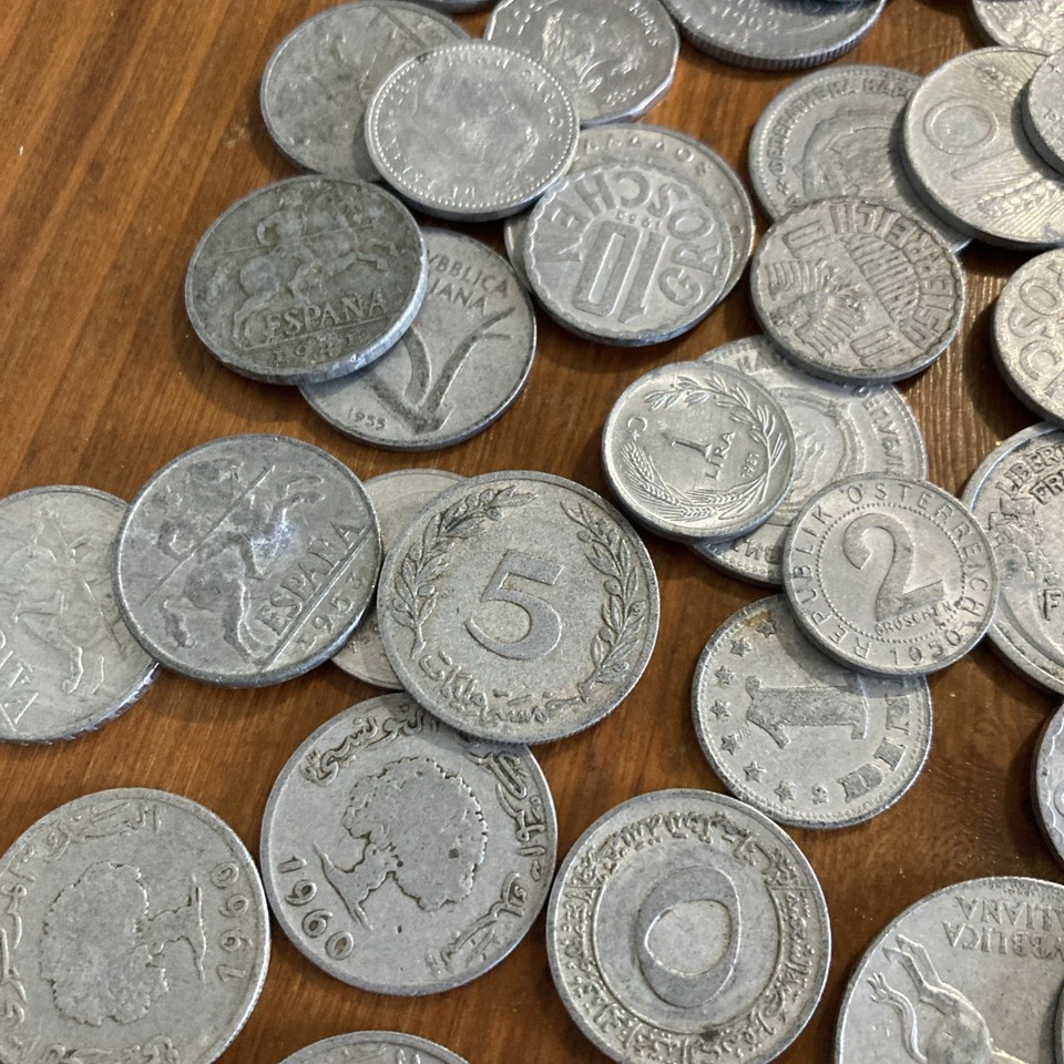 Large job lot of about 180 Aluminium coins | eBay UK