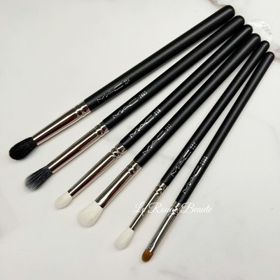 Mac 6Pcs Eyeshadow Brush Bundle Set - Full Size Old Version 4 Natural ...