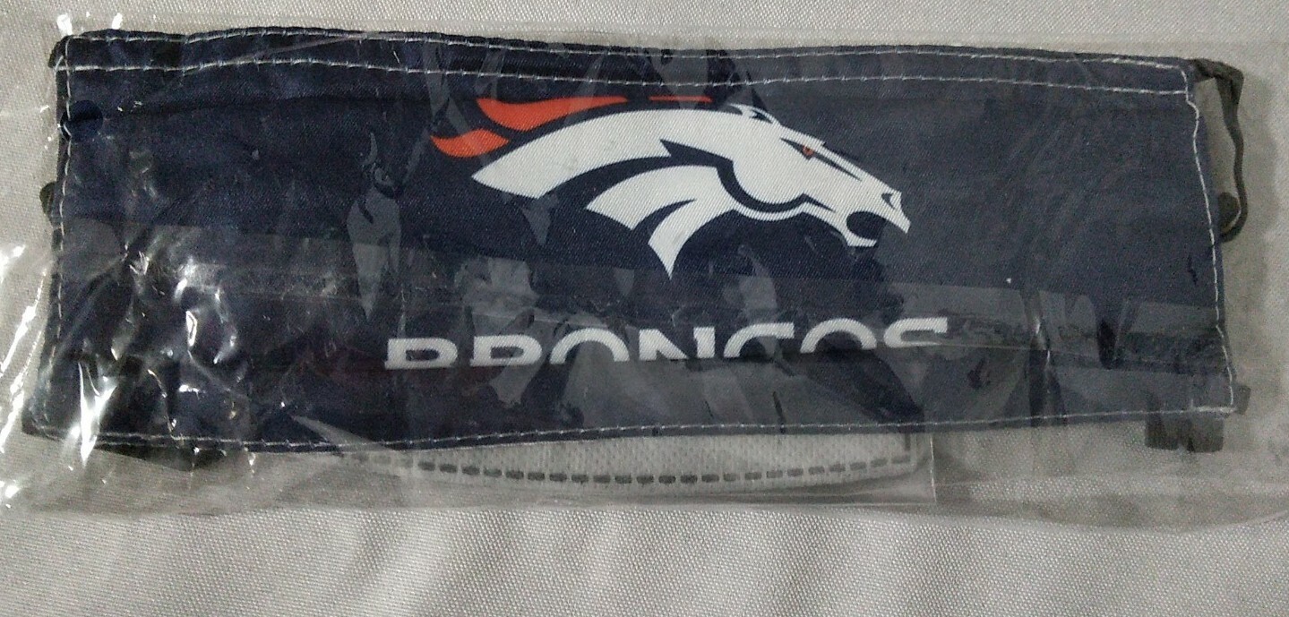 Denver Broncos football Face Mask/ Washable/2 (PM2.5)filters/Water ...