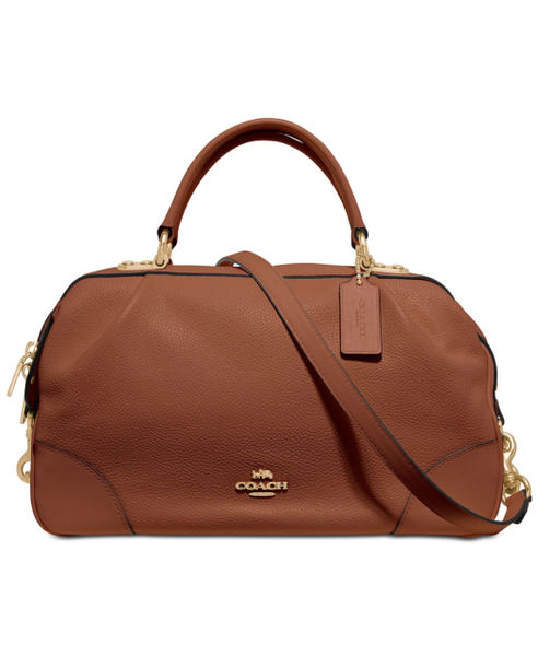 Coach Women's Brown Leather Satchel, Size Medium - 69621 for sale ...