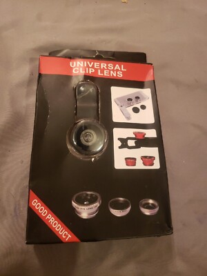Universal Clip Lens for All Smartphones/Tablets (iPhone/Samsung/iPad) 3 ...