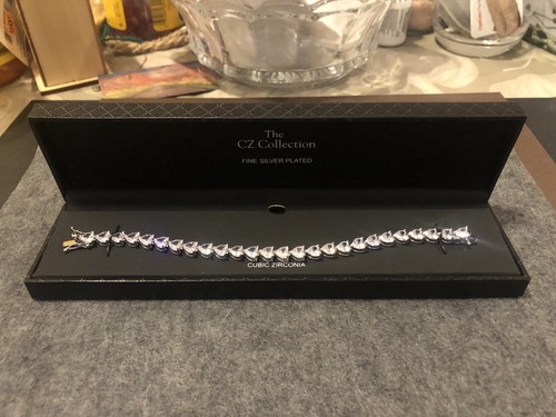 The CZ Collection Fine Silver Plated Cubic Zirconia | eBay