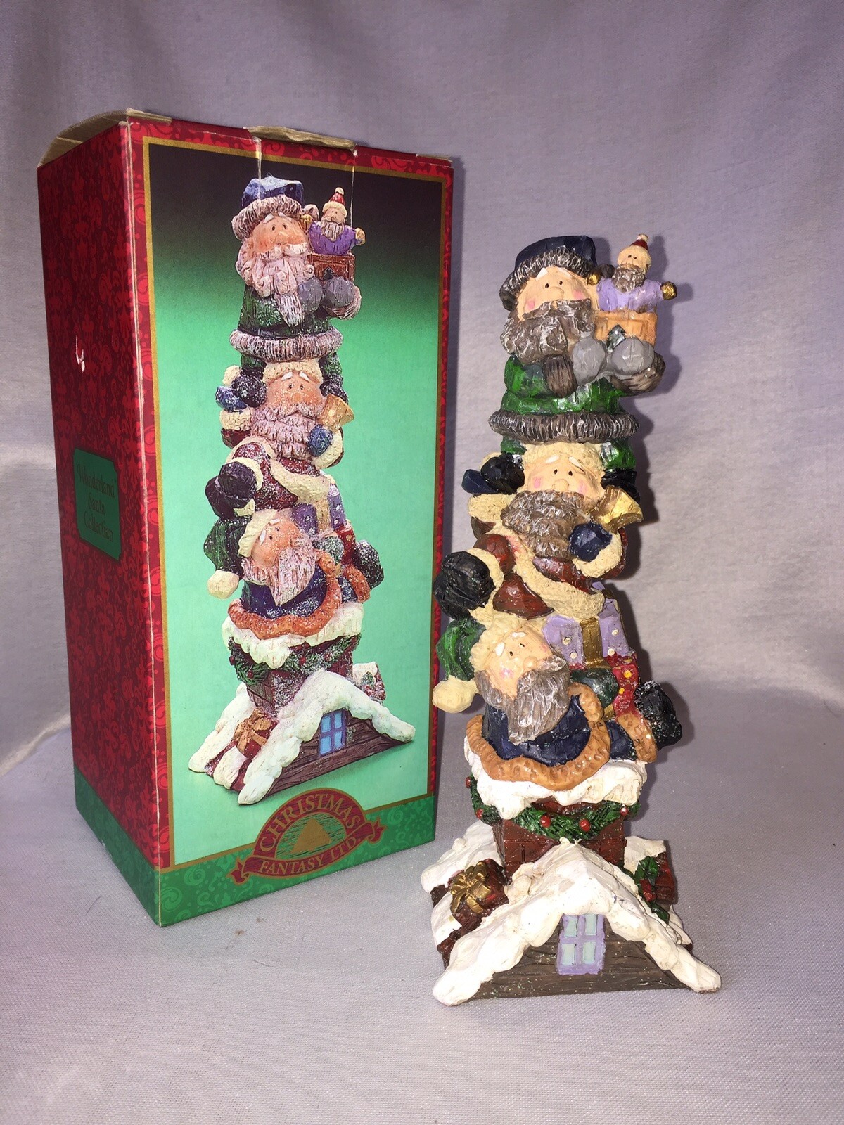 CHRISTMAS FANTASY LTD. Wonderland Santa Collection 8.5” Figurine ...