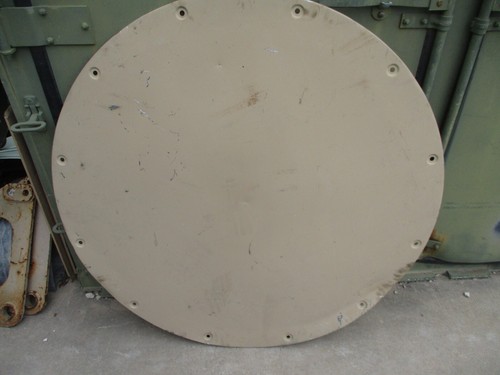 NOS TAN Thin Metal Turret Hole Cover for FMTV LMTV MTV M1078 M1083, Lt ...