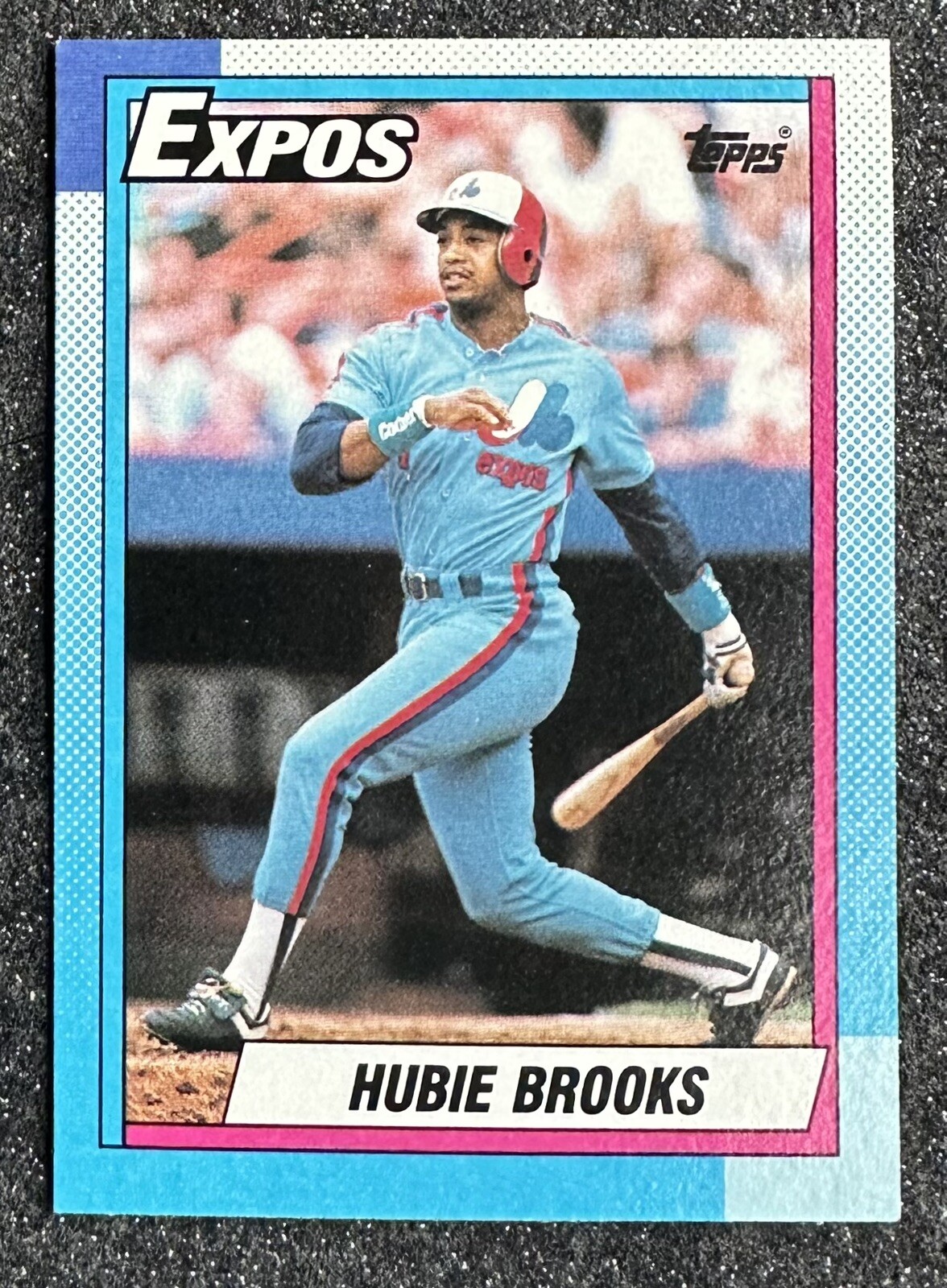1990 Topps Hubie Brooks #745 Montreal Expos Baseball (2x Silver Slugger ...