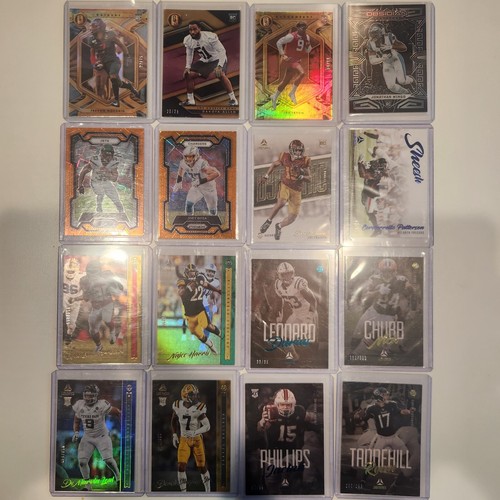 Lot of 16 NFL Football Serial #, Prizm Laser cards | eBay