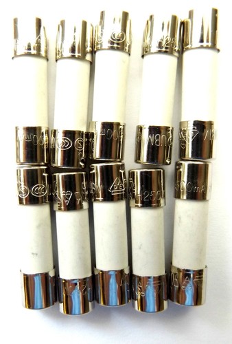 Fuse 500ma Size 20mmx5mm HBC Quick Blow F500mA H 250v Ceramic Fast ...