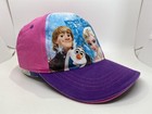 Disney Frozen Cap Hat Girls Adjustable Purple Pink Poly Cotton | eBay