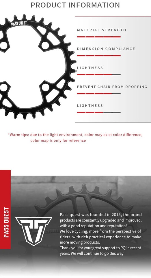 82BCD Narrow Wide Chainring for MTB 28T 30T 32T 34T 36T Round Oval ...