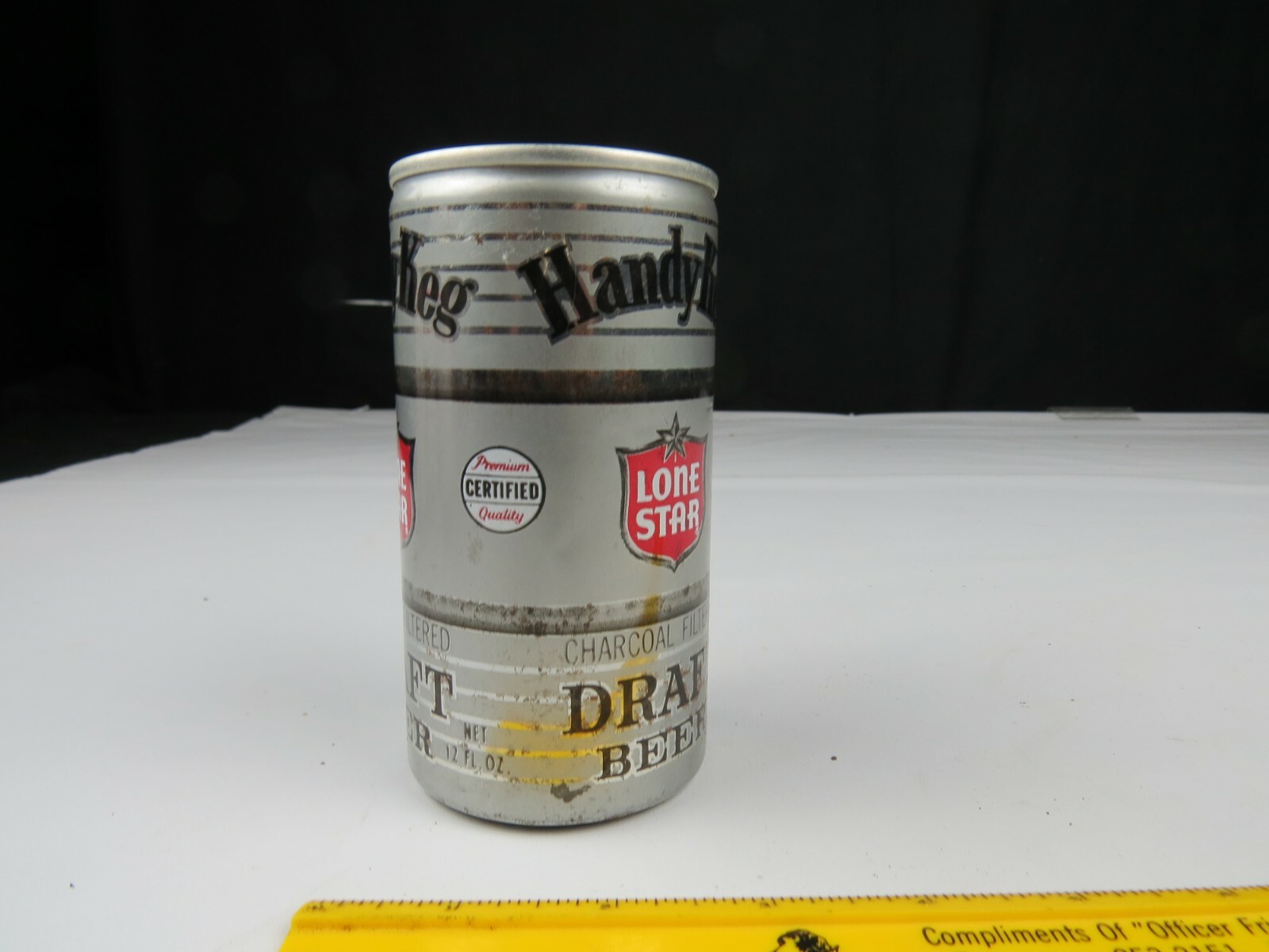 Lone Star Handy Keg Draft fan tab beer can Lone Star Brewing Co. | eBay