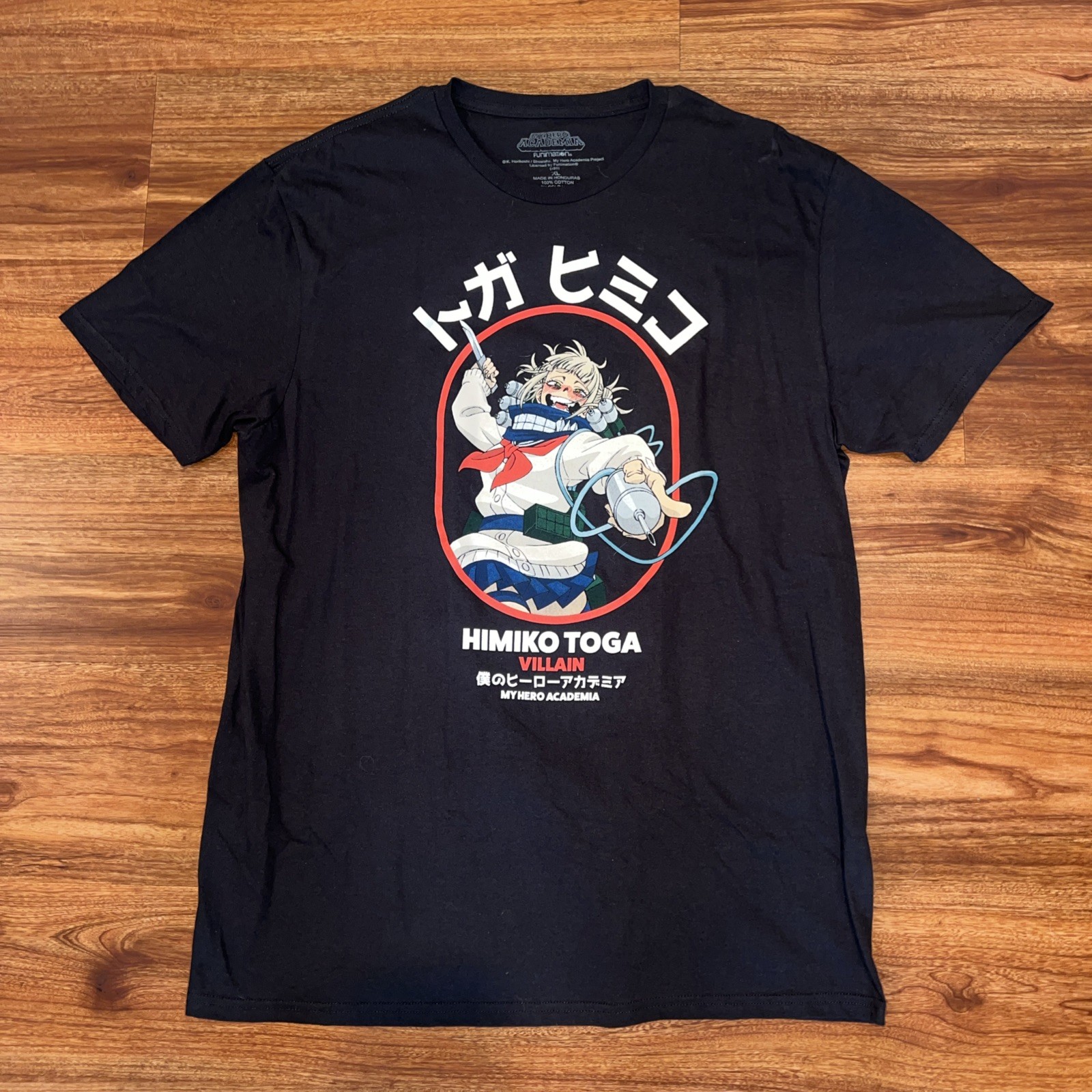 My Hero Academia Himiko Toga Villain Black T-shirt Si… - Gem