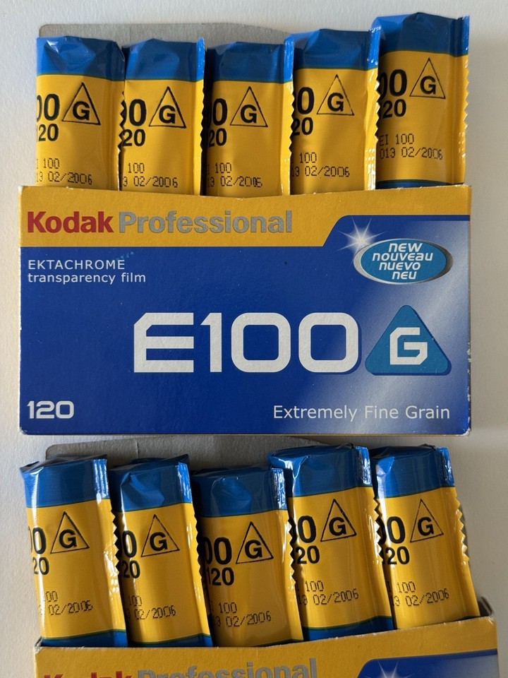 KODAK EKTACHROME E100G - 5 Rulli 120 exp. 02/2006 - Pellicola ...