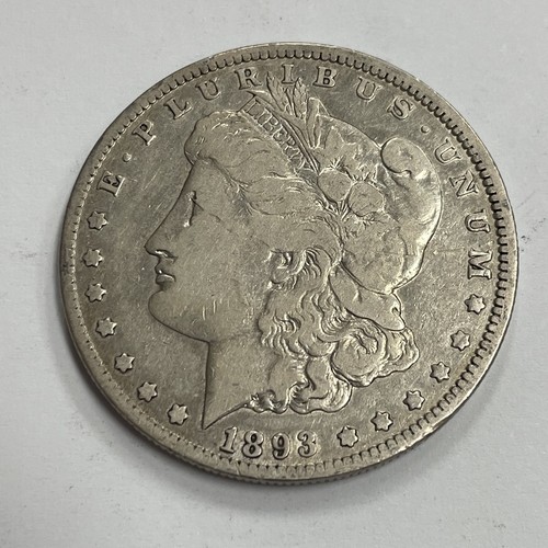 1893 O MORGAN SILVER DOLLAR FINE KEY DATE 90% Silver SIGMA TESTED! | eBay