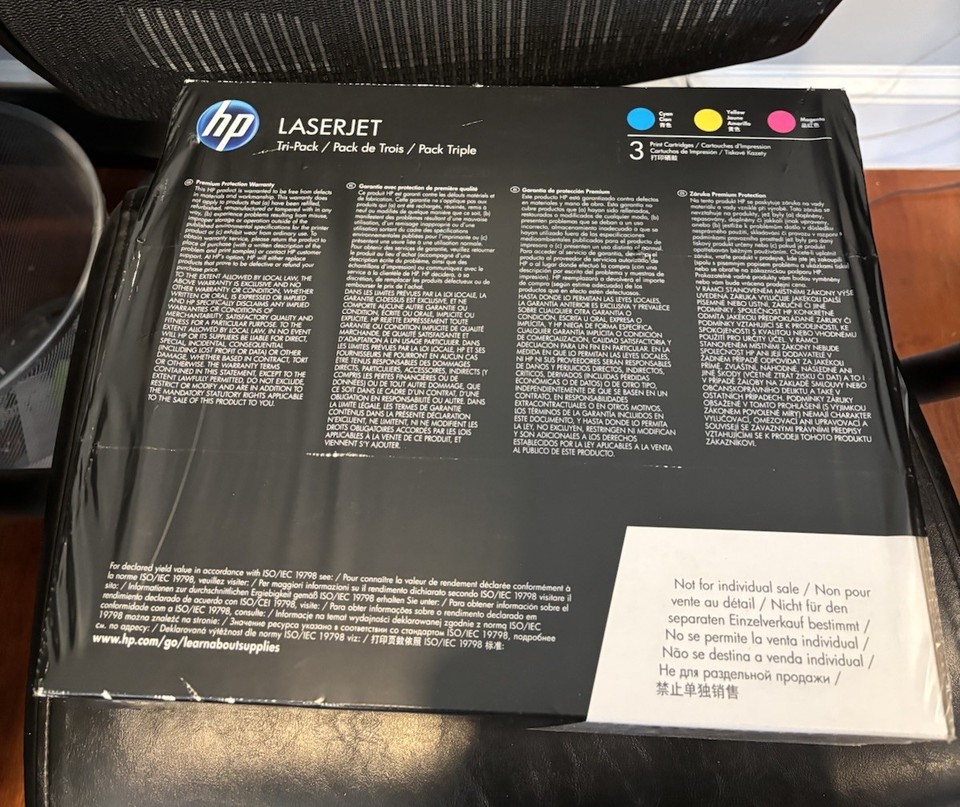 Genuine HP 410A CF411JC Cyan CF413JC Magenta & CF412JC Yellow Toner Set ...