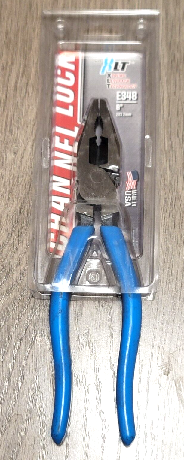 Channellock 8" XLT Linesman Pliers w/Cutters, made in the USA #E348 | eBay