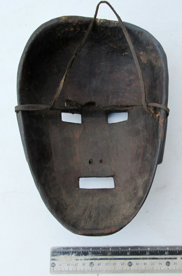 BEAUTIFULLY CARVED Tharu Bodhi Tree Wood Shaman Exorcism Mask | eBay