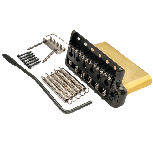 Musiclily Ultra Black 52.5mm Brass Block PRS Tremolo Bridge For Strat ...