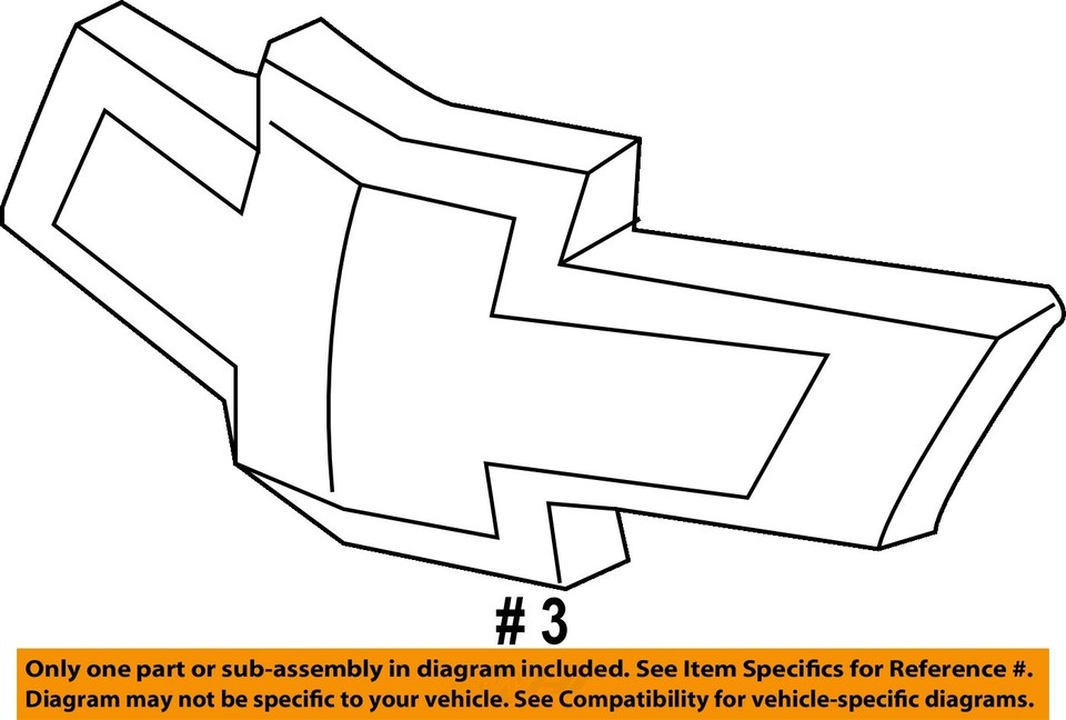 CAMARO GOLD/CHROME BOWTIE GRILLE EMBLEM 2010-2013 ZL1 CAMARO 2014-2015 ...