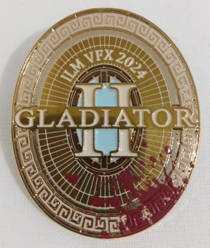 GLADIATOR 2 2024 ILM VFX Crew Pin Lucasfilm RARE Pedro Pascal Denzel ...