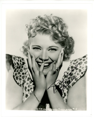 Autographed 8x10 Photo Film TV & Radio Actress Penny Singleton Blondie ...