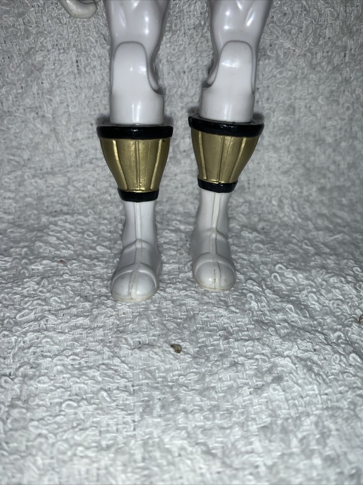 Power Rangers 2014 Super Megaforce White Ranger Action Hero Rare Figure ...