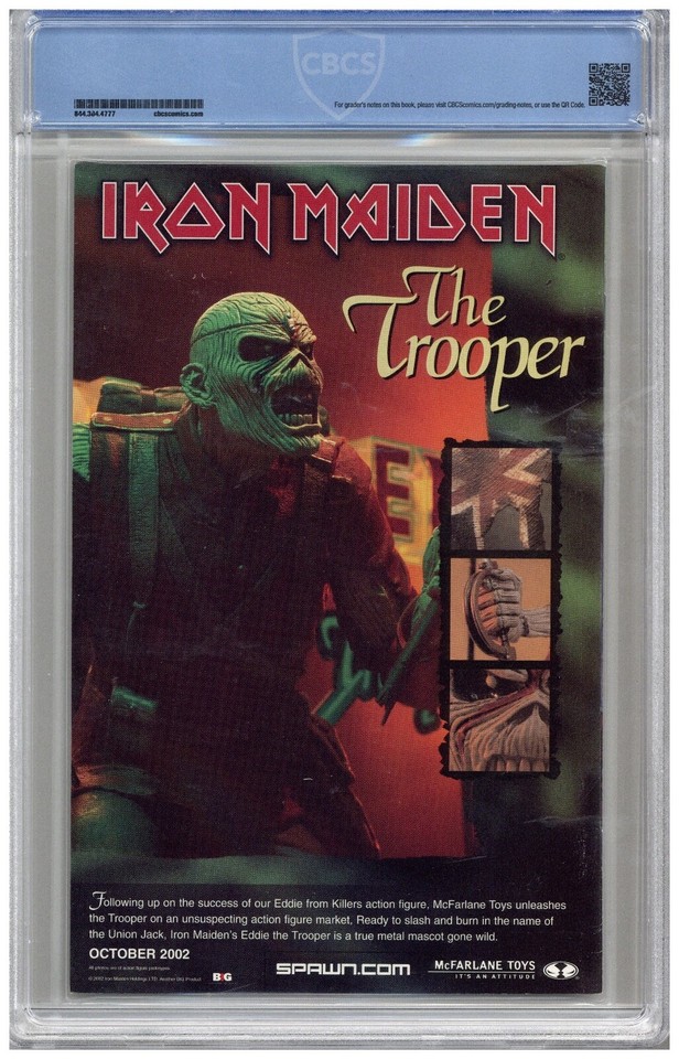 Spawn # 119 CBCS 9.0 VFNM White pages 8/2002 1st App. of Gunslinger S ...