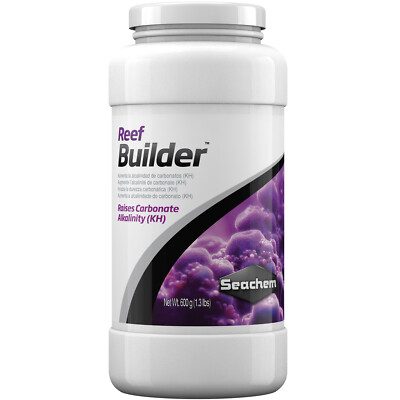 Seachem Reef Builder 600 grams Powder Alkalinity KH Buffer for Reef ...