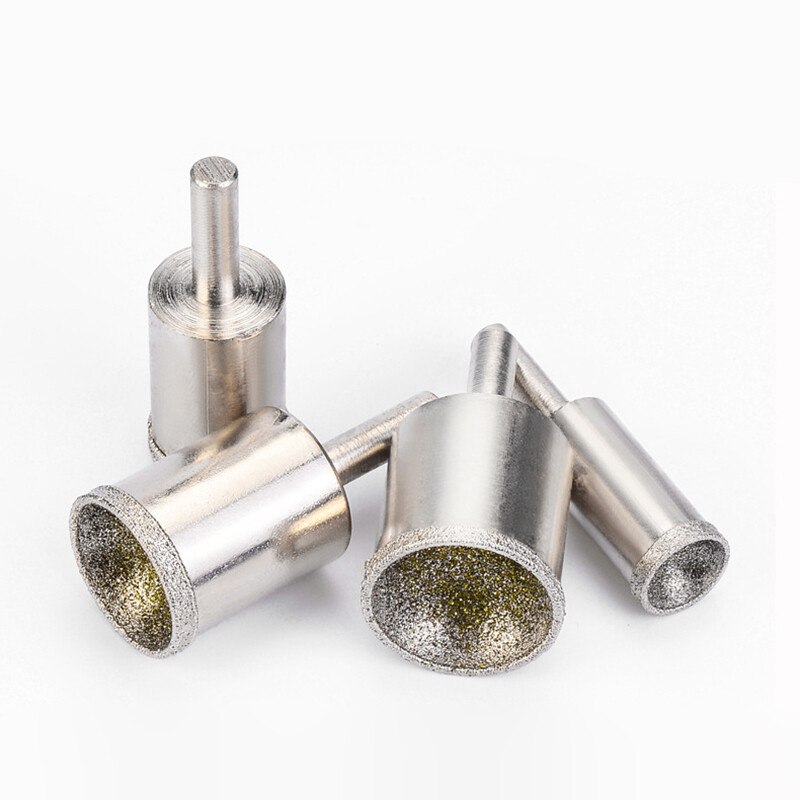 3-25 mm Grit 120 Diamond Grinding Bit SPHERICAL CONCAVE Head Mounted ...