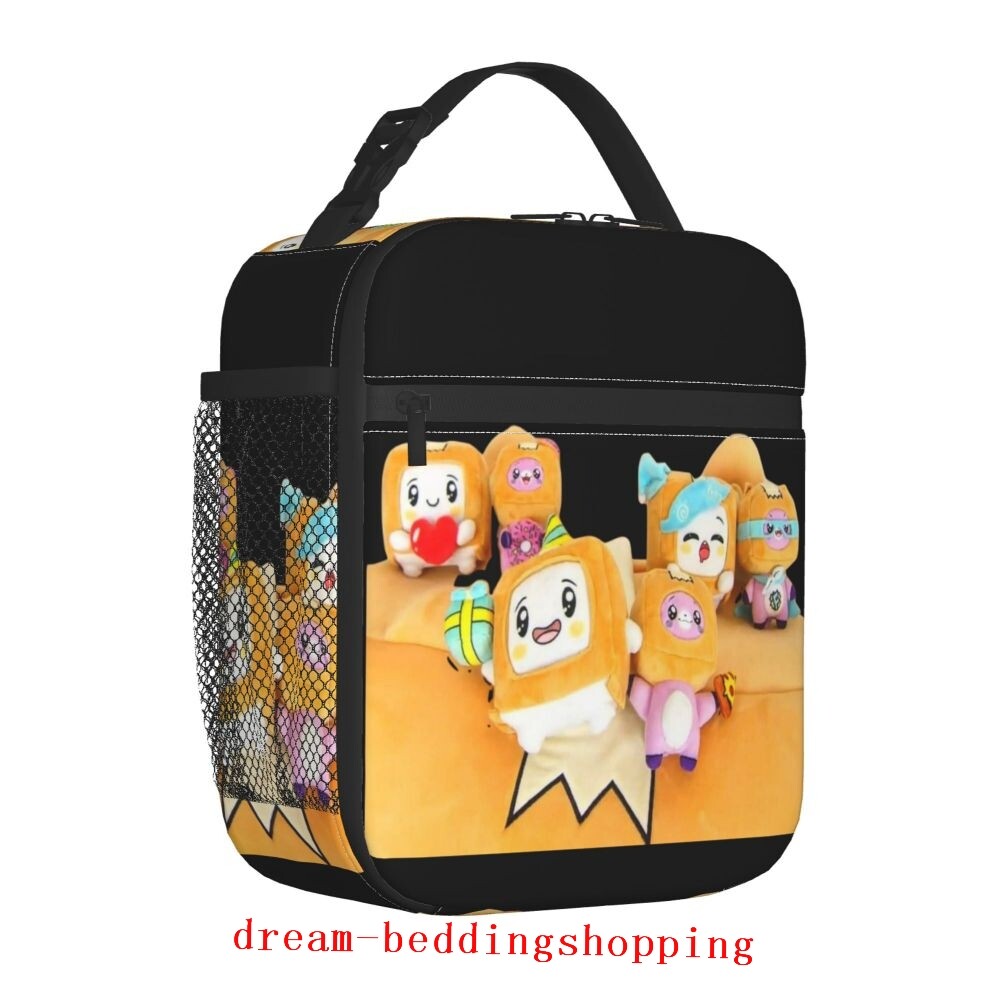 Lankybox Rocky Foxy Insulated Lunch Bag School Picnic Snack Lunchbox ...