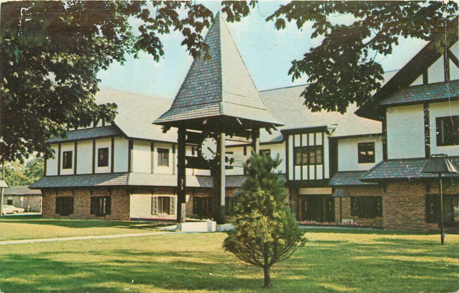 Clock Tower County City Building Gaylord Michigan Alpine Village MI ...