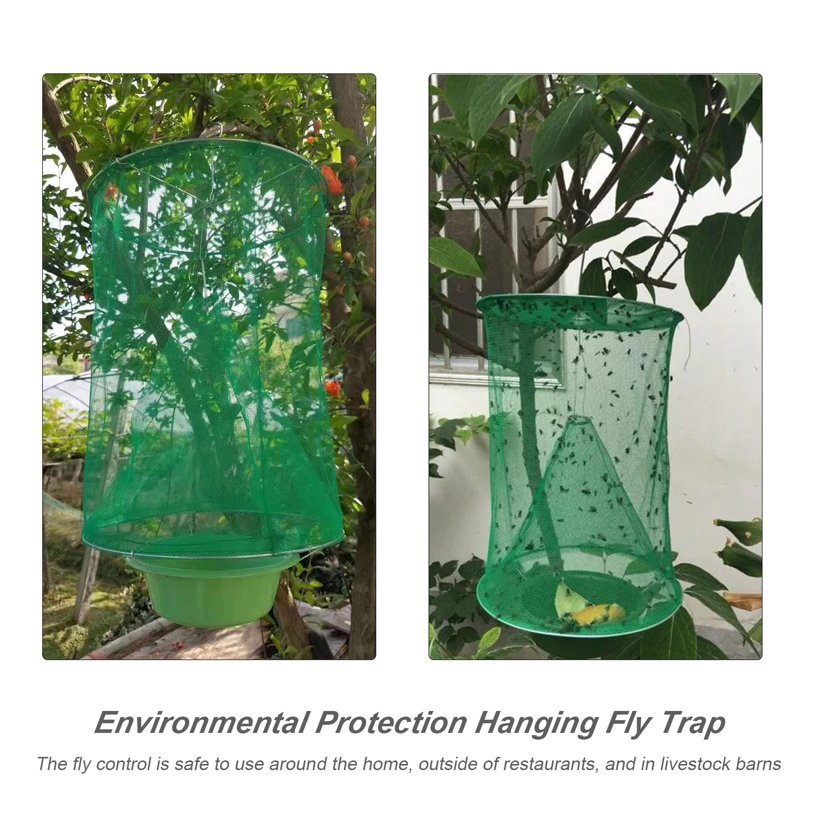 Reusable Fly Trap Farm Fly Mosquito Cage Fold-type F5P6 | eBay
