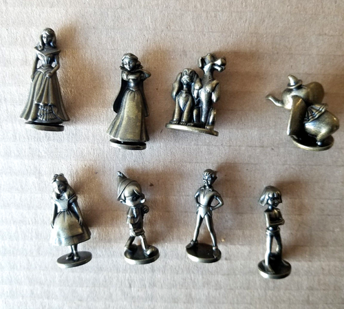 DISNEY 2001 Monopoly Game Piece, Token, Replacement Mover, Complete Set ...