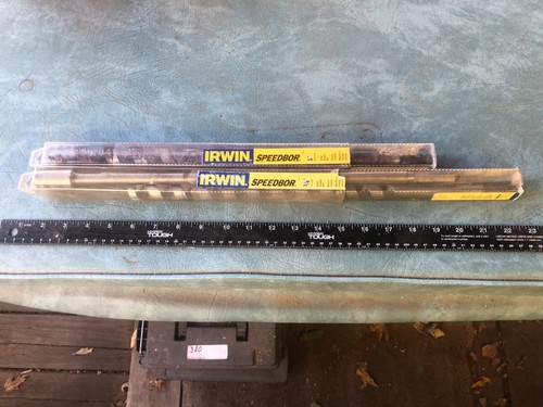 IRWIN SPEEDBOR SHIP AUGER DRILL BITS 3/4 & 1" with X 17" Extension | eBay