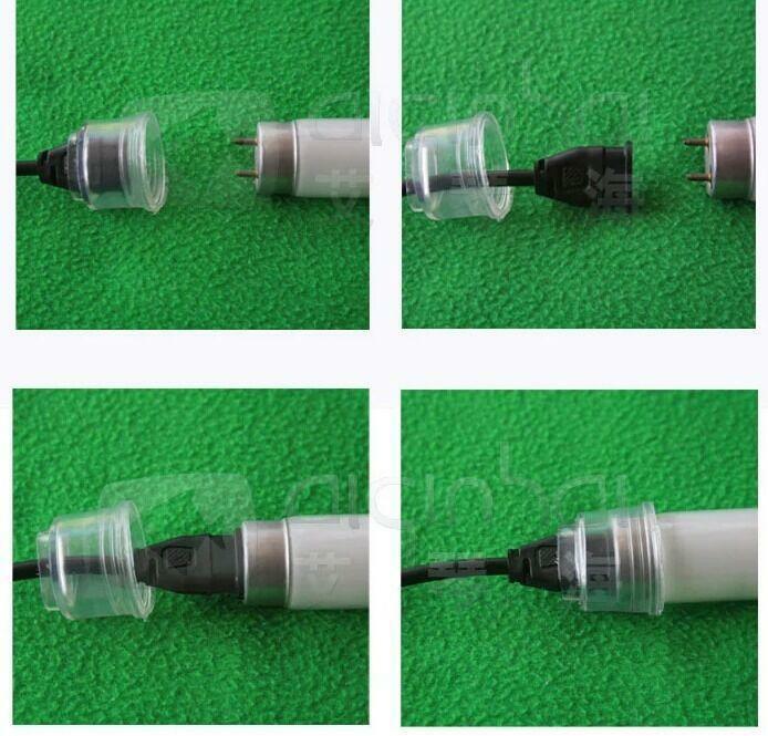 2 pcs Waterproof T5 T5HO T8 BULB LAMP SOCKET BASE HOLDER LIGHTING water ...