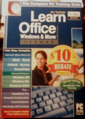 PC Tutor Learn Office Windows & More Deluxe: The Complete PC T (PC CD ...