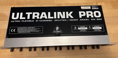 Behringer ULTRALINK PRO 8-CHANNEL SPLITTER / MIXER MODEL MX 882 | eBay