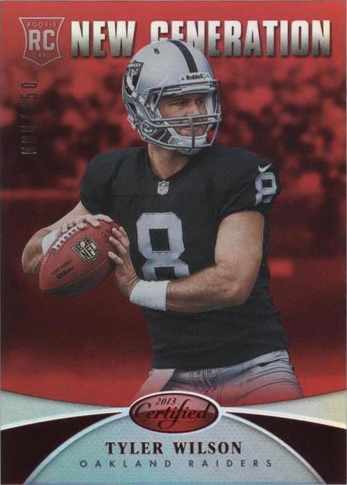 2013 Panini Certified - New Generation Tyler Wilson #295 Mirror Red ...