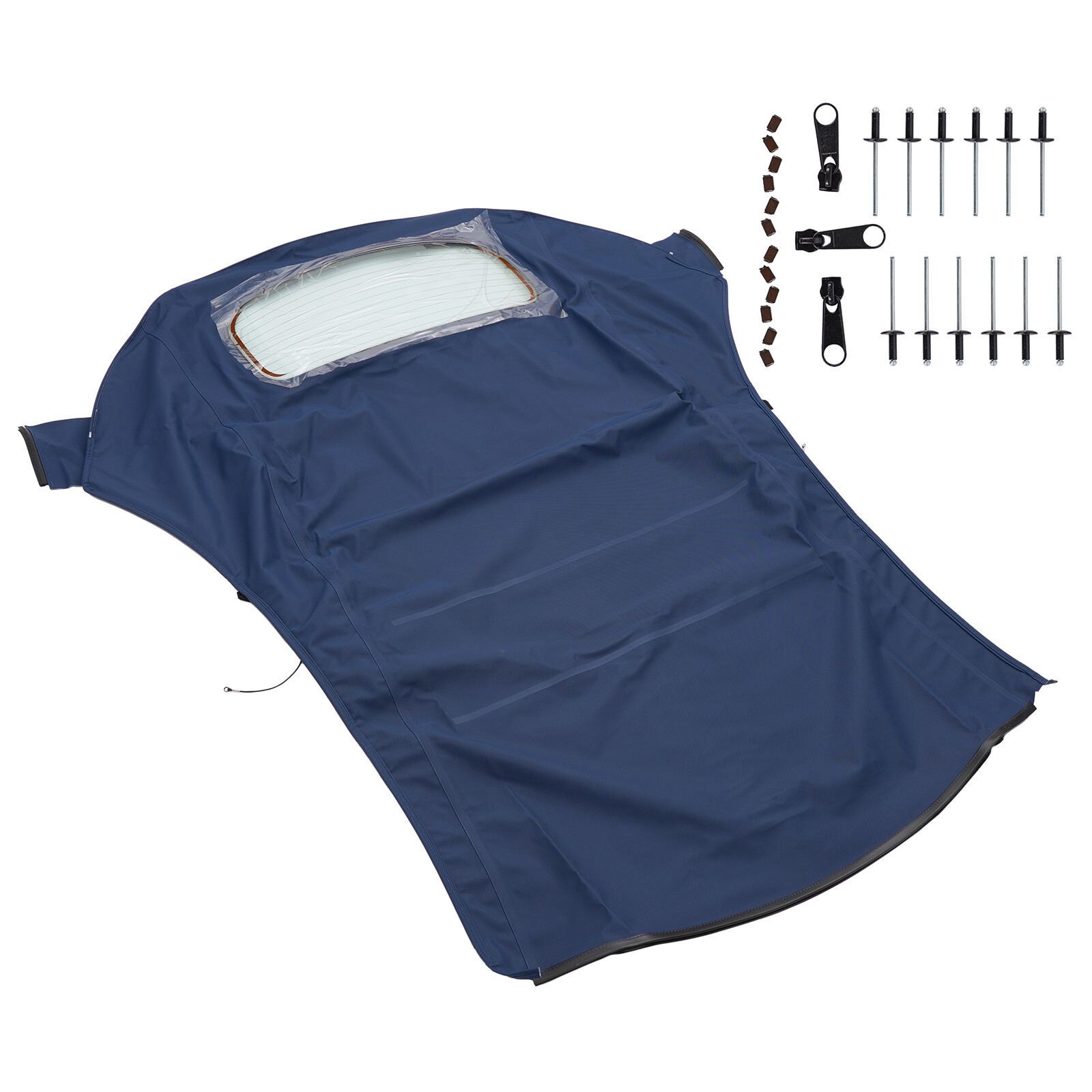 Convertible Soft Top with Glass Window Blue for VW New Beetle 2.5 2.0 ...