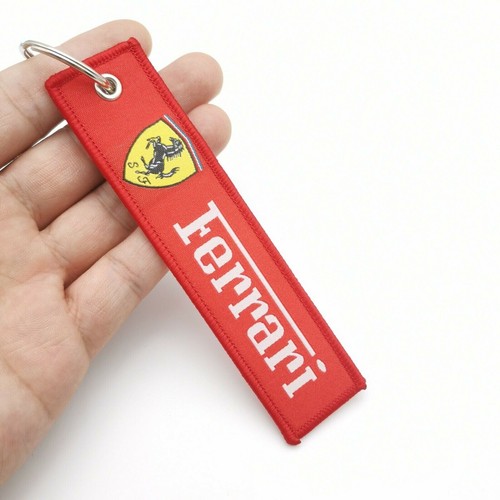Ferrari Embroidered Fabric Key Tag ( 1 Only ) | eBay