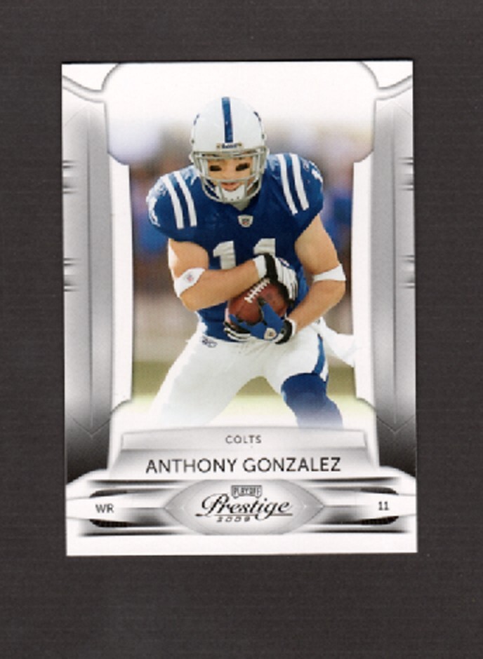 Football Card - Anthony Gonzalez - Colts - Panini Prestige - 2009 - #45 ...