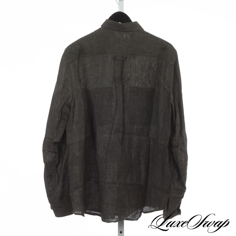 A Kind Of Guise Hand Made Germany 100% Linen Jungle Green 2 Pocket ...