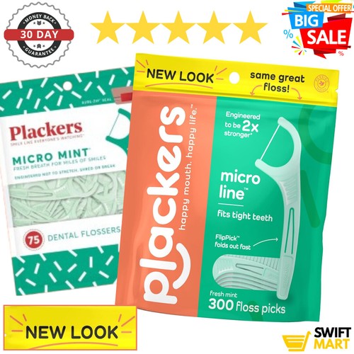 36/300CT Plackers Micro Mint Dental Floss Tooth Picks Plastic Oral Teeth Flosser | eBay