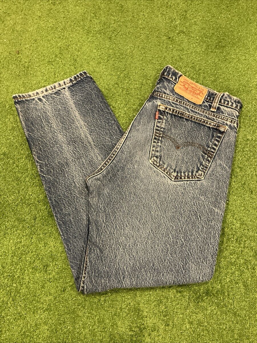 Vintage 80s Levis 505 Jeans 36x30 Denim Red Tab Made in Vintage 80s Levis 505 Jeans 36x30 Denim Red Tab Made in