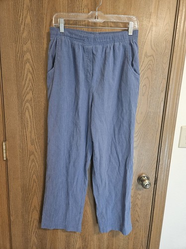 Koret City Blues Elastic Waist Cotton Pull On Pants Women's M | eBay