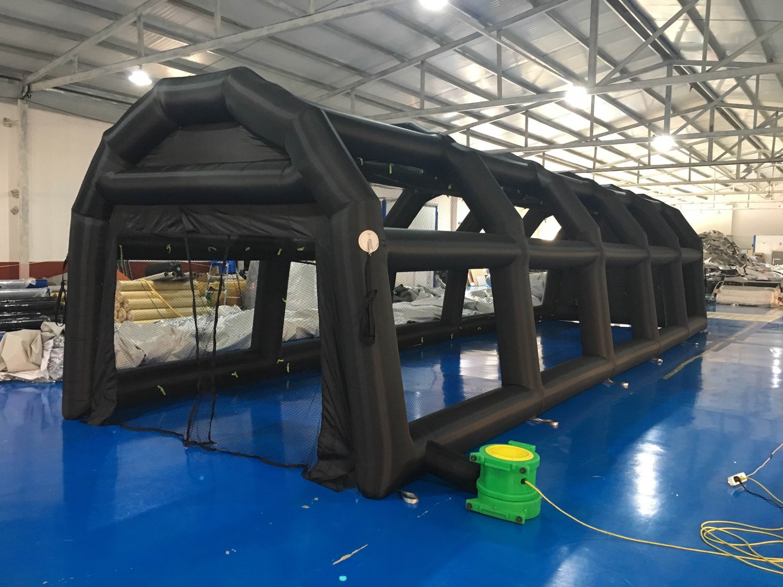 INFLATABLE HEAVY PVC BASEBALL/SOFTBALL BATTING & PITCHING CAGE 40'X12 ...